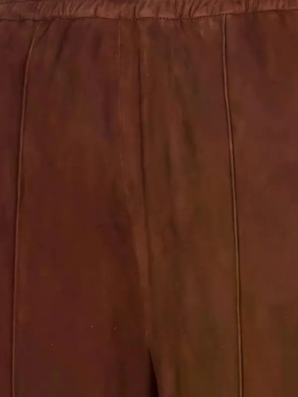 Fabiana Filippi Suede Wide-leg Trousers