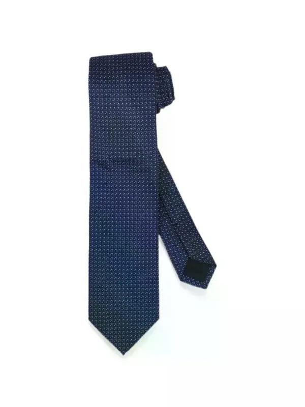 Corneliani Geometric-print Silk Tie