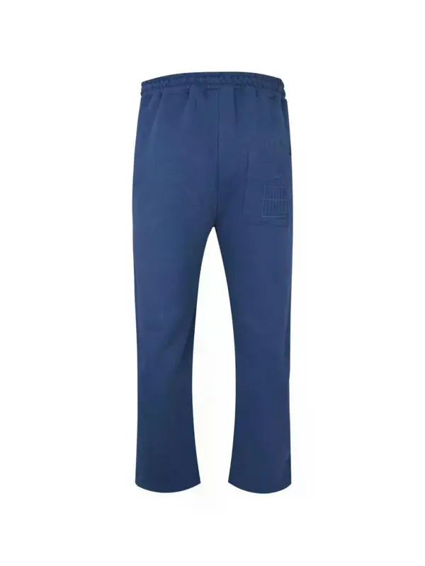 EXIT SOCIETY Embroidered Drawstring Track Pants