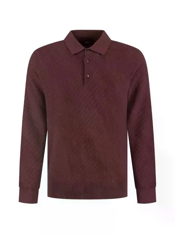 Brioni Knitted Polo Shirt