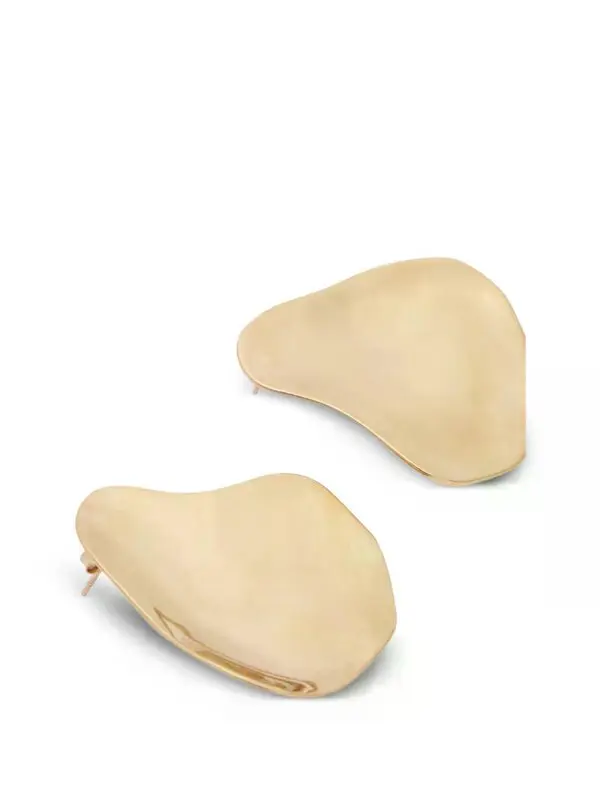 Magda Butrym Tone Hammered Earrings