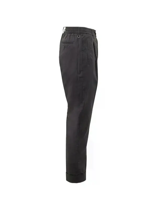 HOSIO Pleated Turn-up-hem Trousers