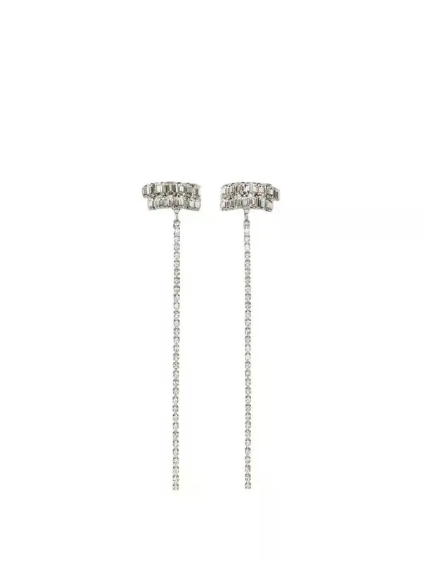 Magda Butrym Crystal-embellished Drop Earrings - Silver