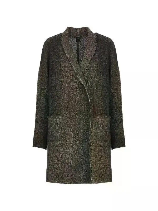 Avant Toi Fringe-trimmed Coat - Brown