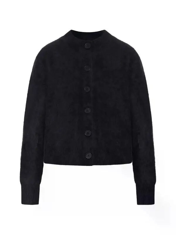 LISA YANG Azalea Brushed-finish Wool Cardigan