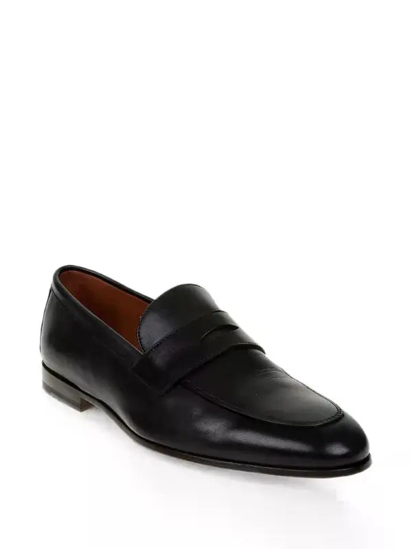 DOUCAL'S Penny-slot Almond-toe Loafers