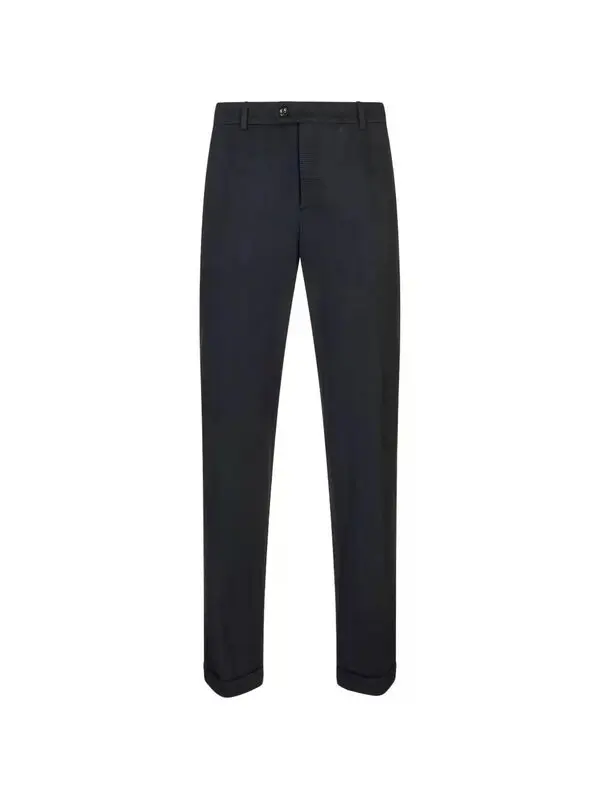 B SETTECENTO Check-pattern Tailored Trousers