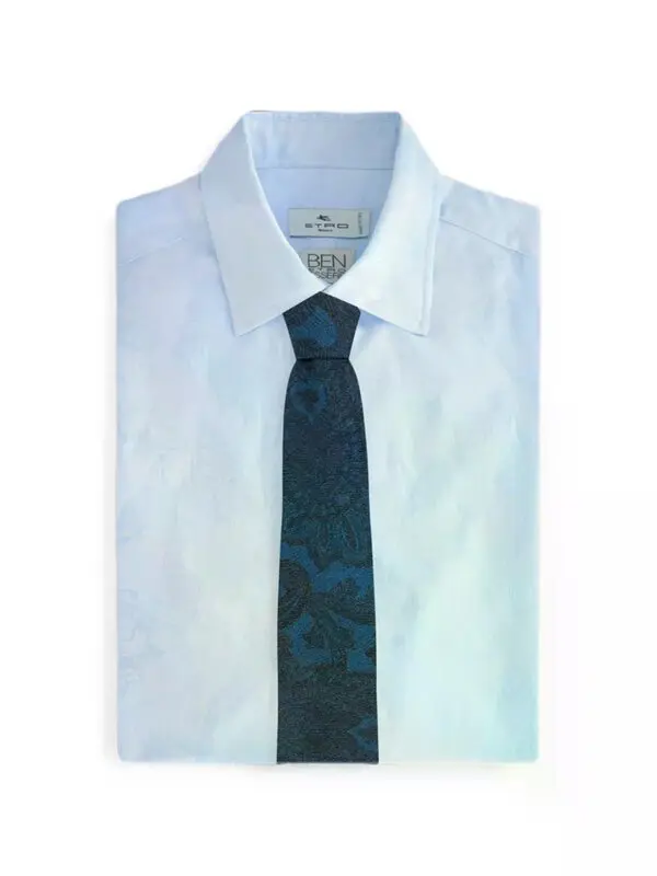 Etro Floral Paisley Jacquard Tie