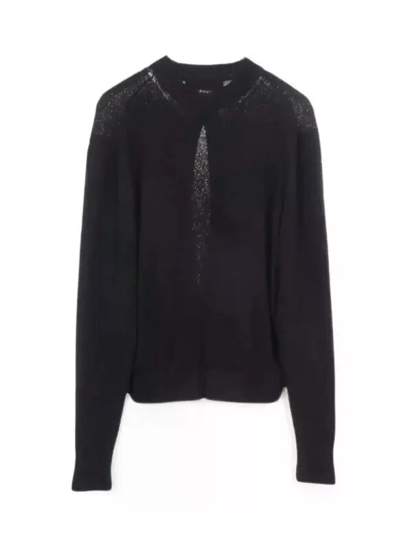 Fendi 2010s Logo-trim Knit Cardigan