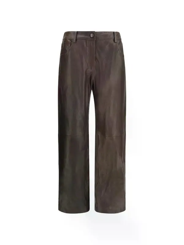 Magda Butrym Straight-leg Trousers - Brown