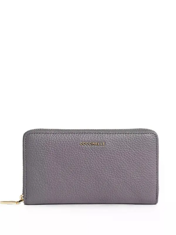 COCCINELLE Metallic Soft Leather Wallet