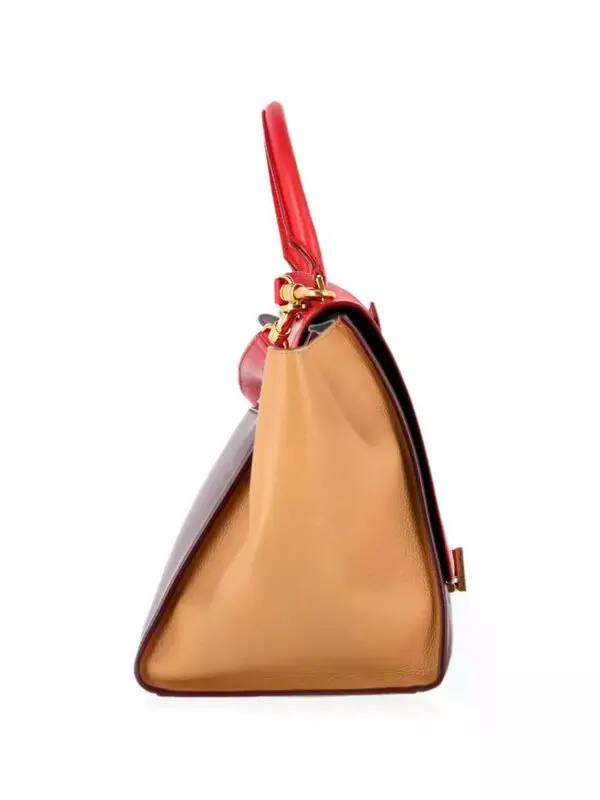 Celine Trapeze Leather Tote Bag