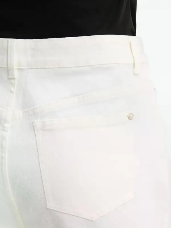 MORGAN Wide-leg Jeans With Button And Zip Fly