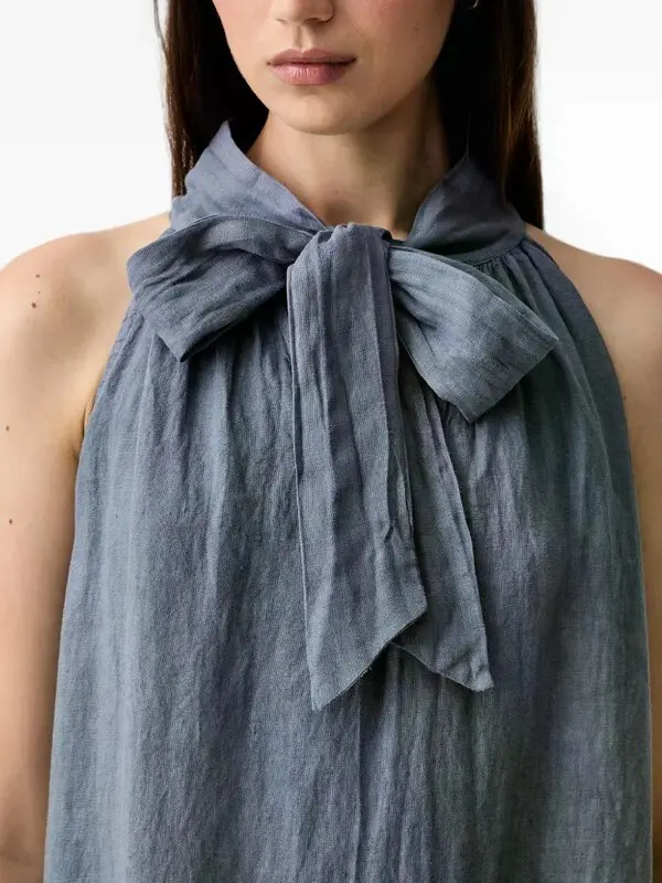 VICOLO Bow-detail Halterneck Dress
