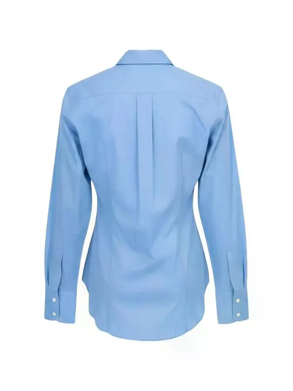 Isaia Pussy-bow Long-sleeve Shirt