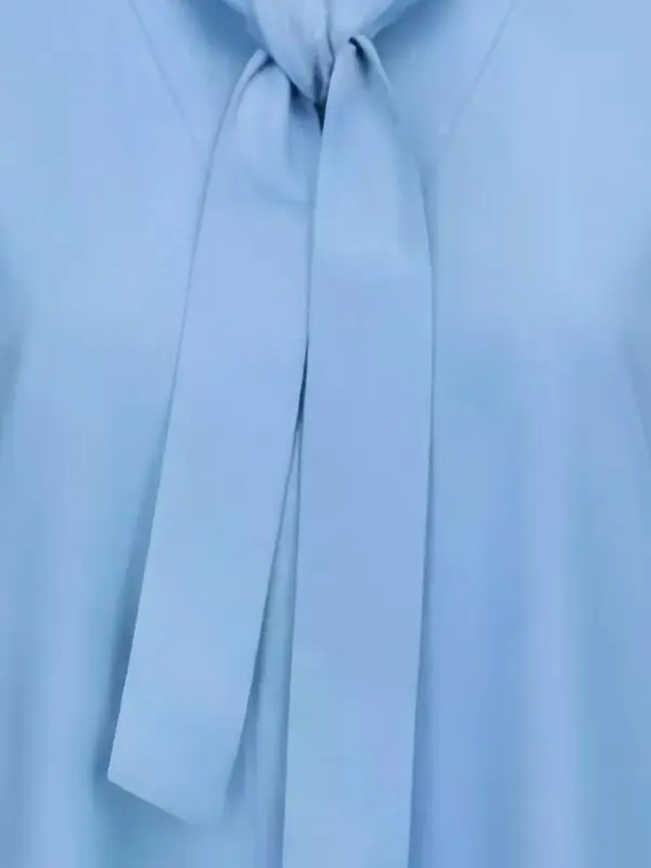 Isaia Pussy-bow Long-sleeve Shirt