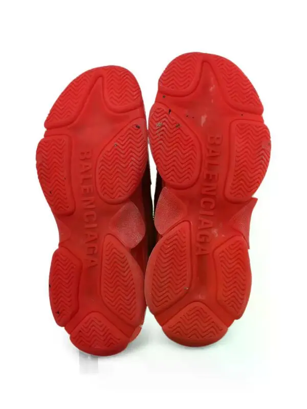 Balenciaga Triple S Low-top Sneakers - Red