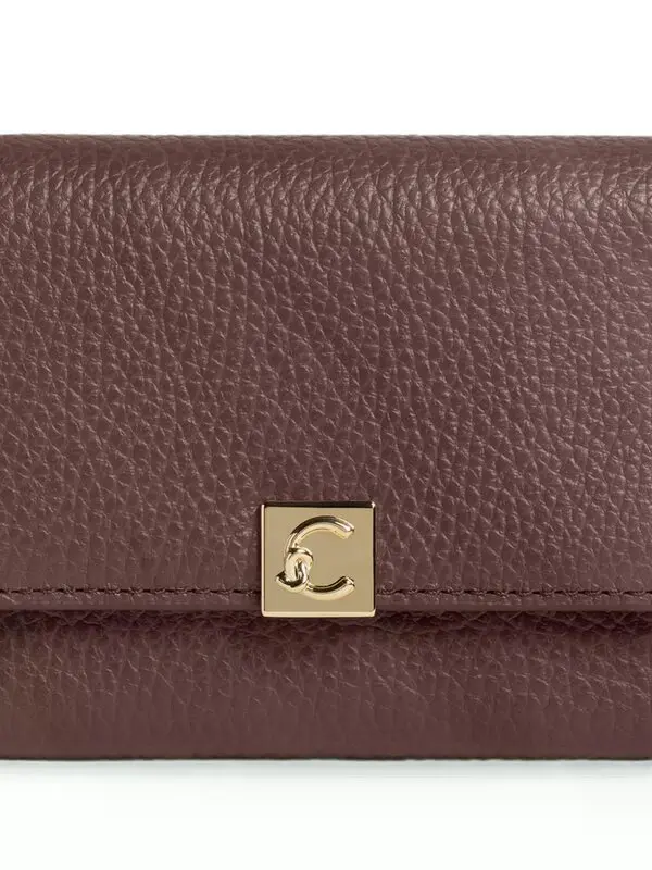 COCCINELLE Pansy Grained-leather Wallet