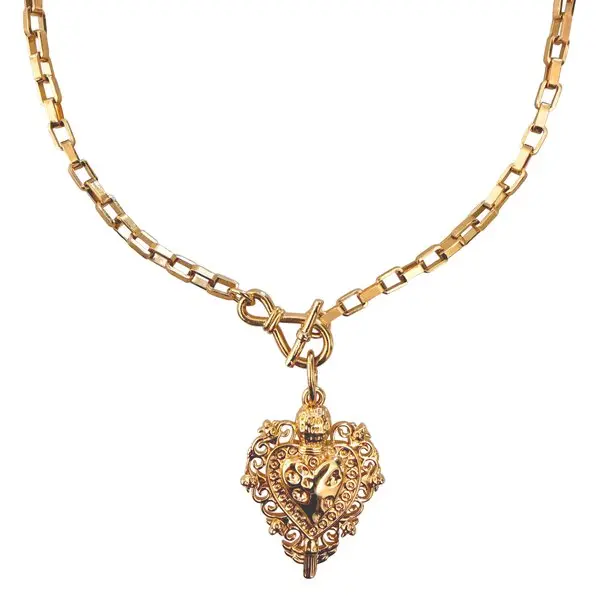 IN CAUDA VENENUM Gloria Necklace - Gold