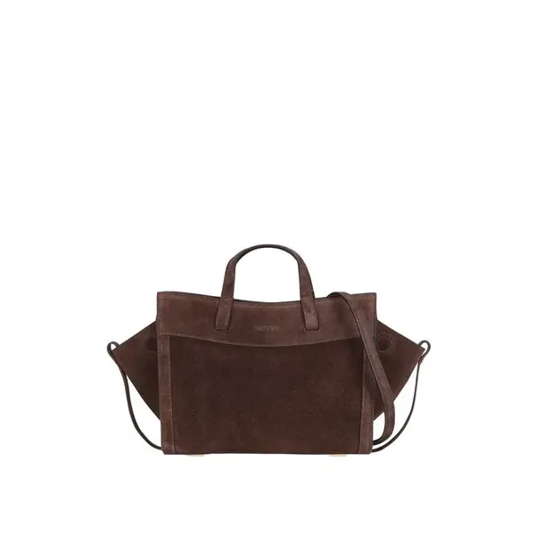 SAONARA BRAND Mini Shopping Chocolat Suede