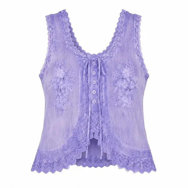 MUCHE & MUCHETTE Cannes Top - Purple