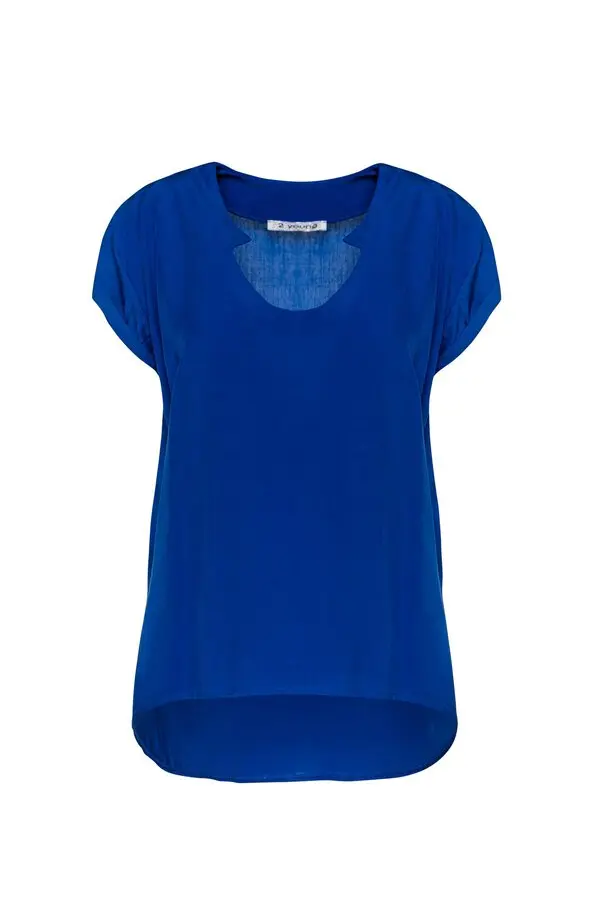 CONQUISTA Electric Cap Sleeve Top