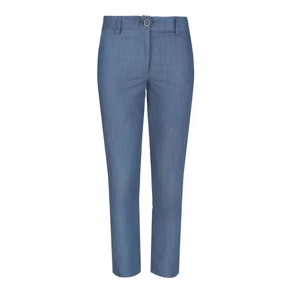 CONQUISTA Denim Style Cotton Pants - Blue