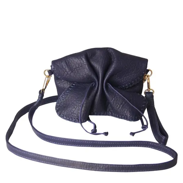Carlos Falchi Mini Butterfly Convertible Lambskin Bag