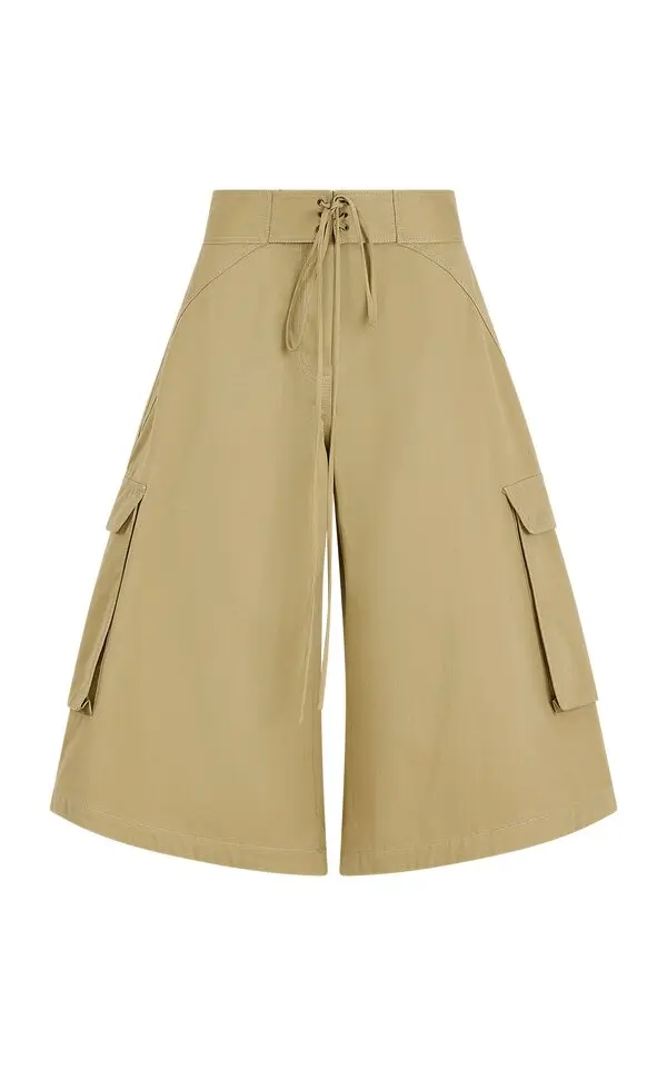 Rosie Assoulin Cotton Surf Shorts