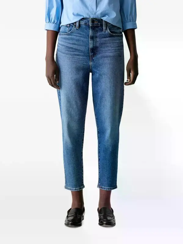 LEVI'S High-waisted Cropped Jeans - Blue