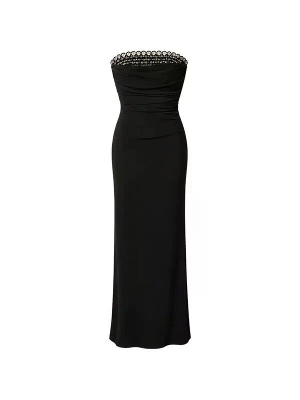 NAFSIKA SKOURTI Joni Midi Crystal-embellished Dress - Black