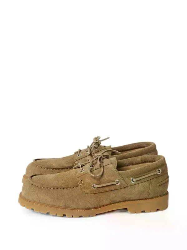 Studio Nicholson Guston Suede Boat Shoes