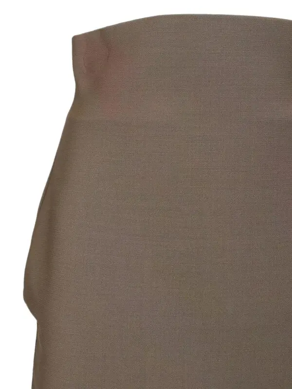 Rick Owens Dirt Pillar Maxi Skirt - Brown