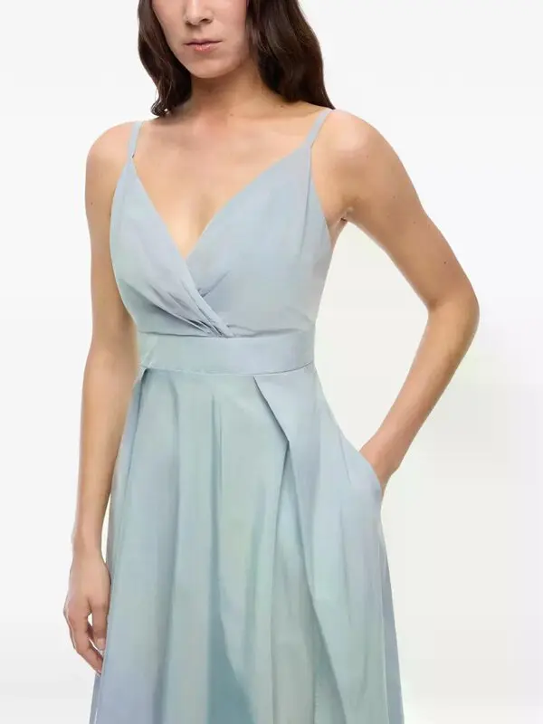 Pinko Wrap-style Side-slit Maxi Dress