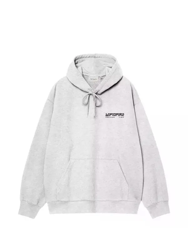 Carhartt Work In Progress Wiptopia Graphic-print Hoodie - Grey