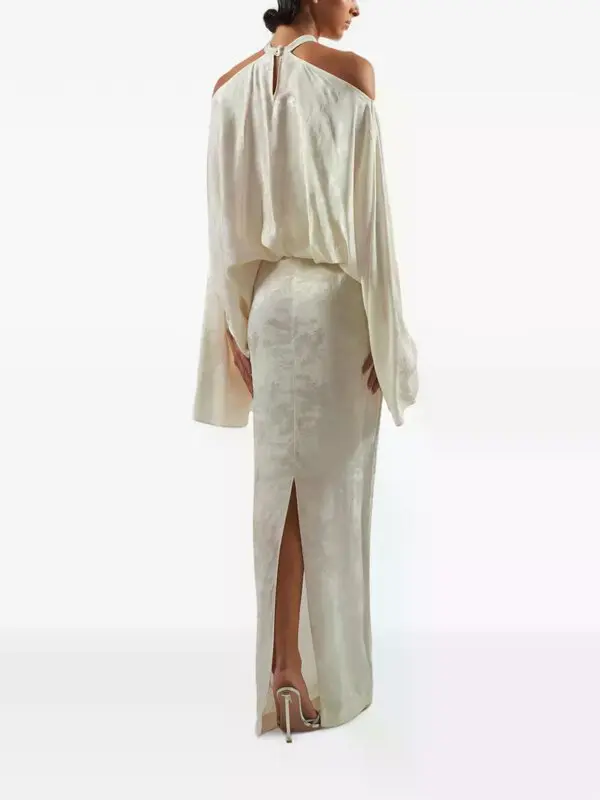 TALLER MARMO Cyclades Wide-sleeve Maxi Dress