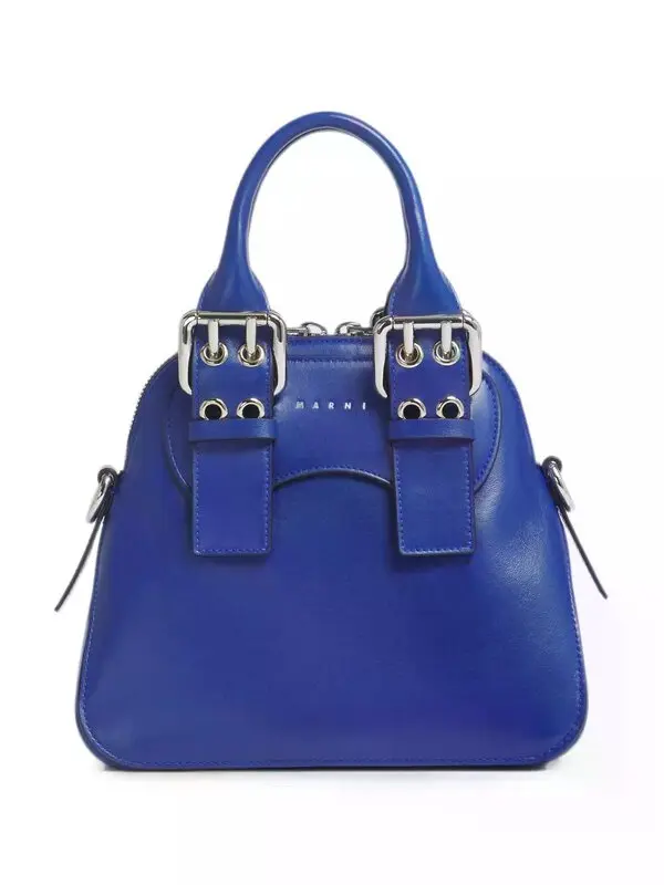 Marni Leather Small Belte Bag - Blue