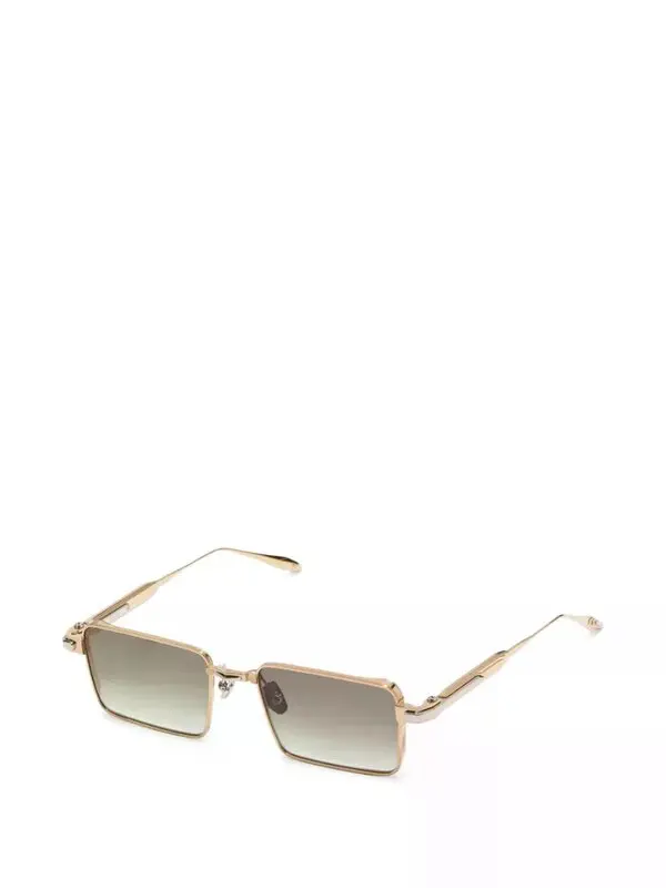 JOHN DALIA Juno Square-frame Sunglasses - Gold
