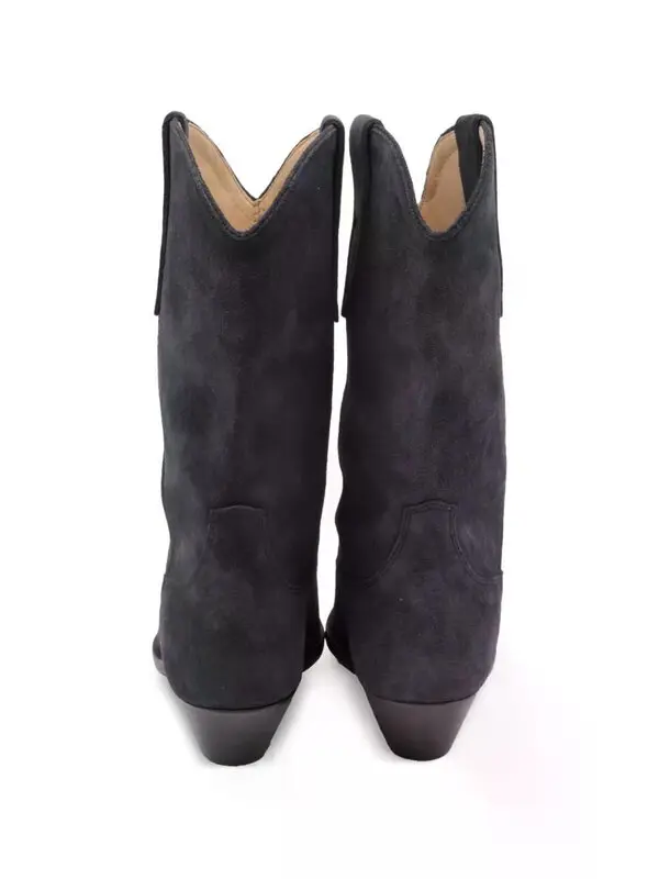 ISABEL MARANT VINTAGE 2020s Suede Pointed Toe Cowboy Boots