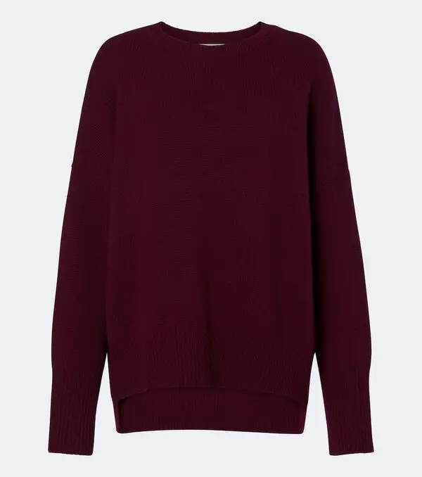 LISA YANG Mila Cashmere Sweater - Burgundy