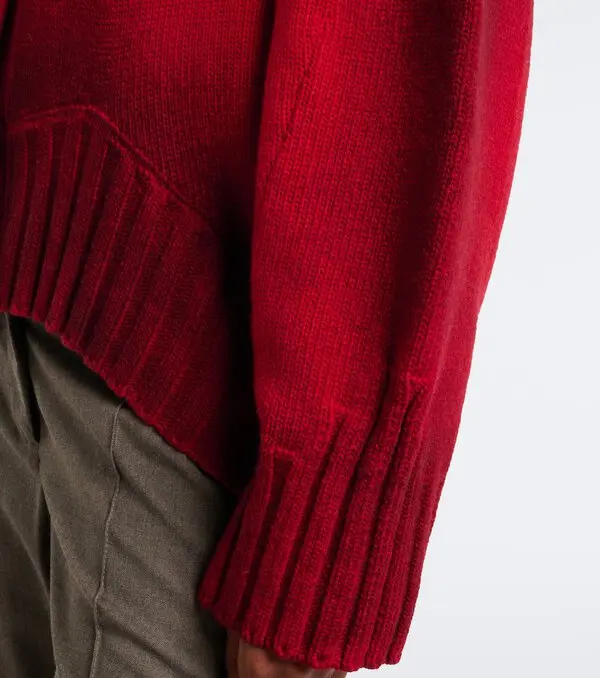 Attico Oversized Ombre Wool And Cashmere Cardigan