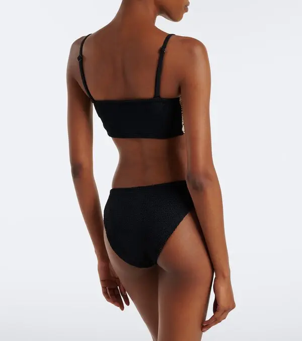 Hunza G Delphine Polka-dot Reversible Bikini