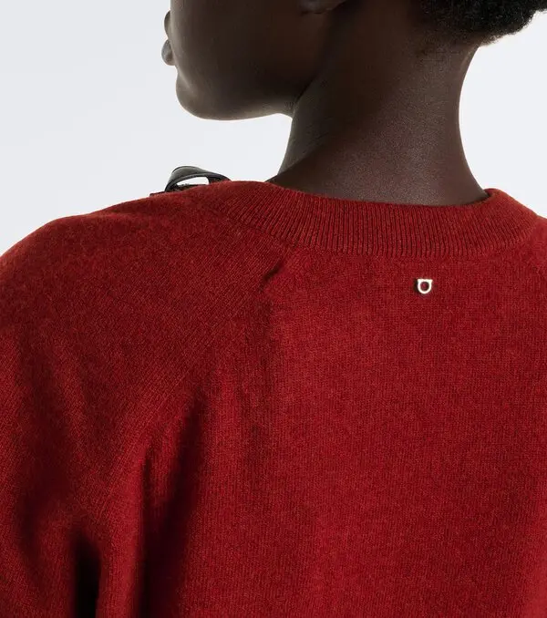 FERRAGAMO Cutout Wool And Cashmere-blend Sweater