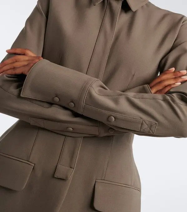 MUGLER Wool-blend Jacket