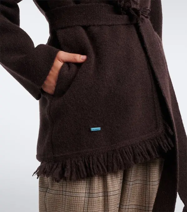 Alanui Finest Cashmere And Silk-blend Cardigan