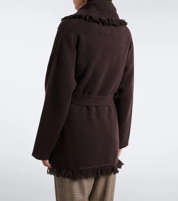 Alanui Finest Cashmere And Silk-blend Cardigan