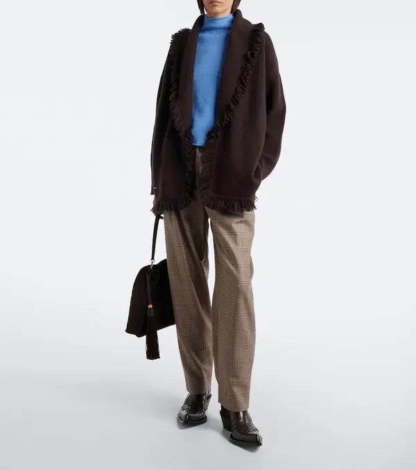 Alanui Finest Cashmere And Silk-blend Cardigan