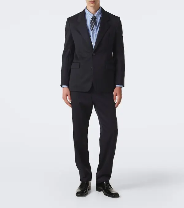 Saint Laurent Wool Gabardine Blazer