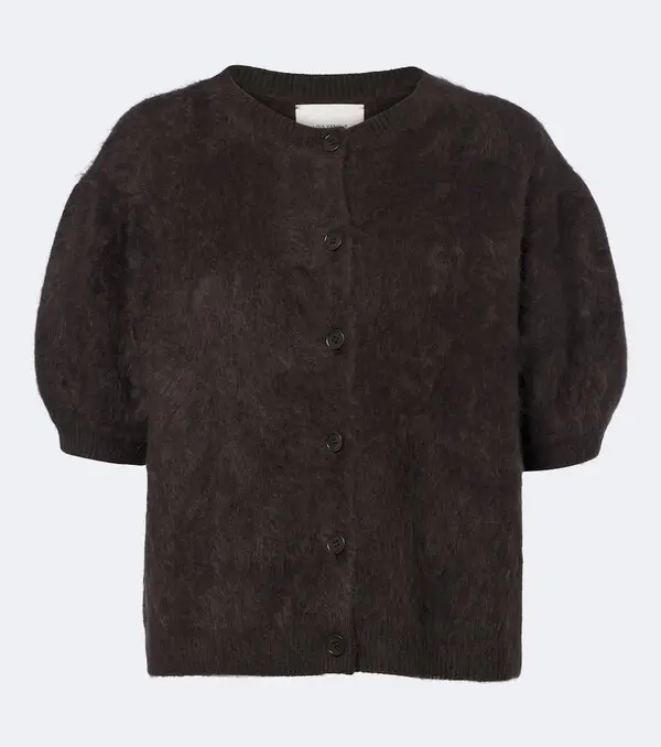 LISA YANG Lucianne Cashmere Cardigan - Brown