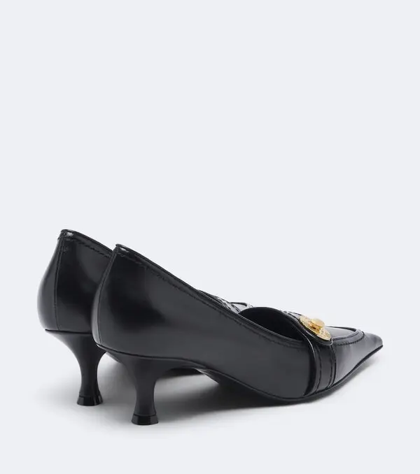 Burberry Cotswolds Leather Pumps